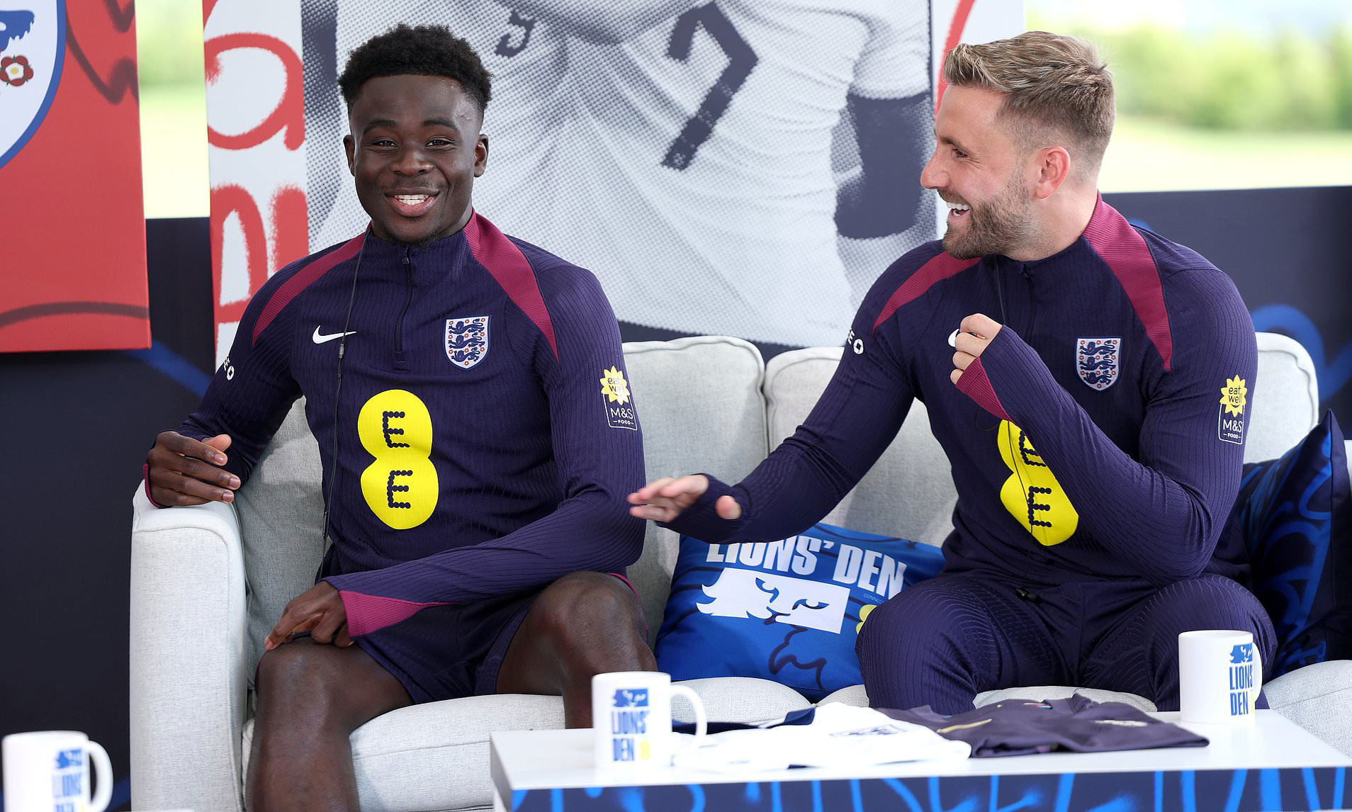 Luke Shaw Claims That Bukayo Saka Supports One Of Arsenals Main Rivals