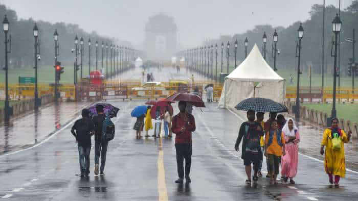 Delhi Weather Update Mercury Drops After Rain Lashes Parts Of National