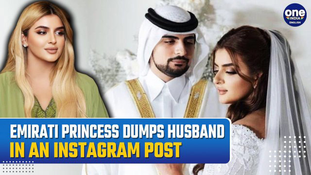 I Divorce You Dubai Princess Sheikha Mahra Dumps Husband On