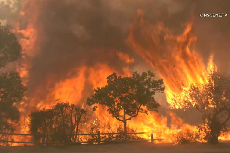 Hawarden And Eagle Fires Char 1000 Acres In Riverside County