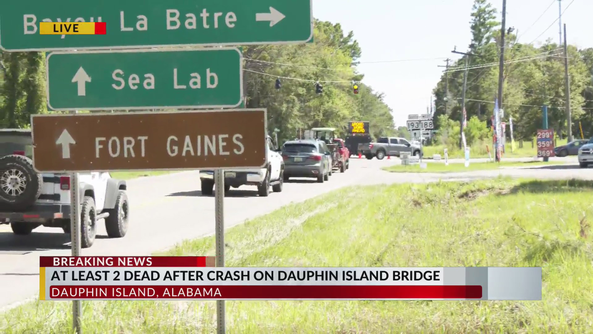 Update 2 People Dead After Crash On Dauphin Island Bridge