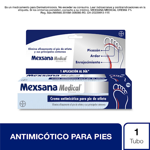 Mexsana Medical Bifonazol 1 Bayer Crema Tubo X 15 Gr