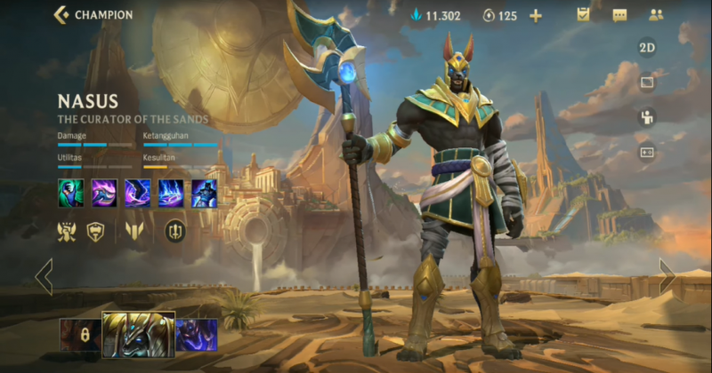 League Of Legends Wild Rift Nasus Build Guide Counters Combos And