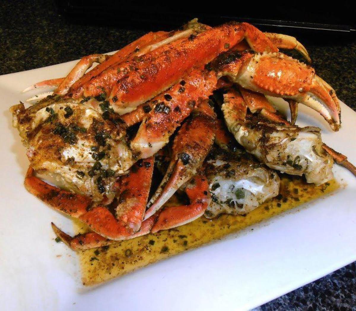 Spicy Garlic Crab Just A Pinch Recipes