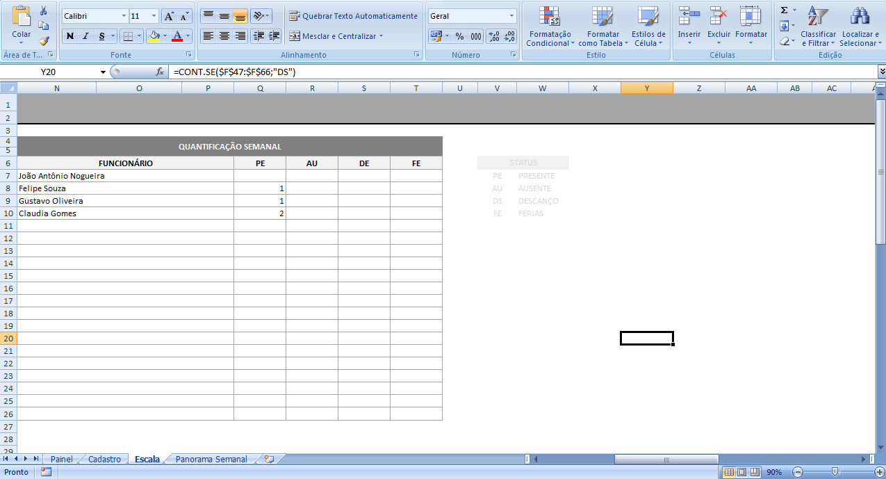 Usando O Excel Para Montar Uma Planilha De Escala De Trabalho Blog Voitto