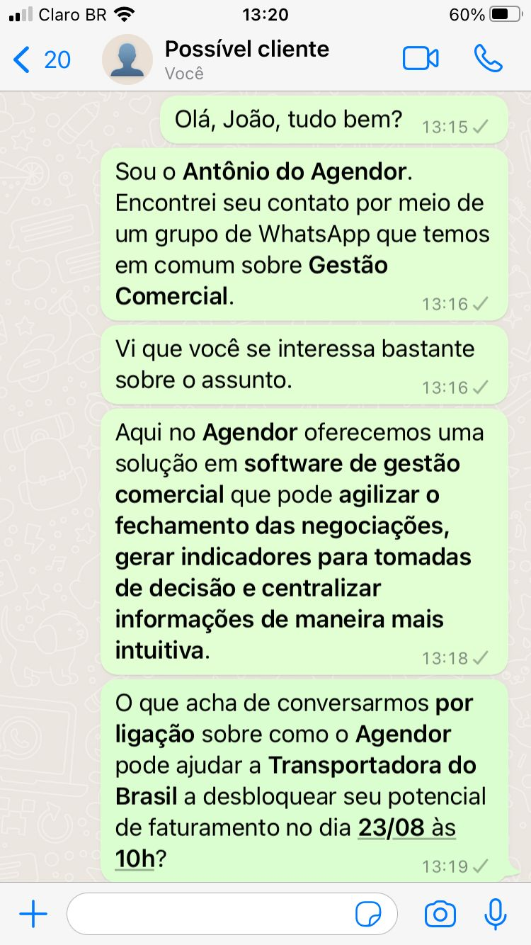 Como Abordar Um Cliente Pelo Whatsapp 5 Dicas Modelo Blog Agendor