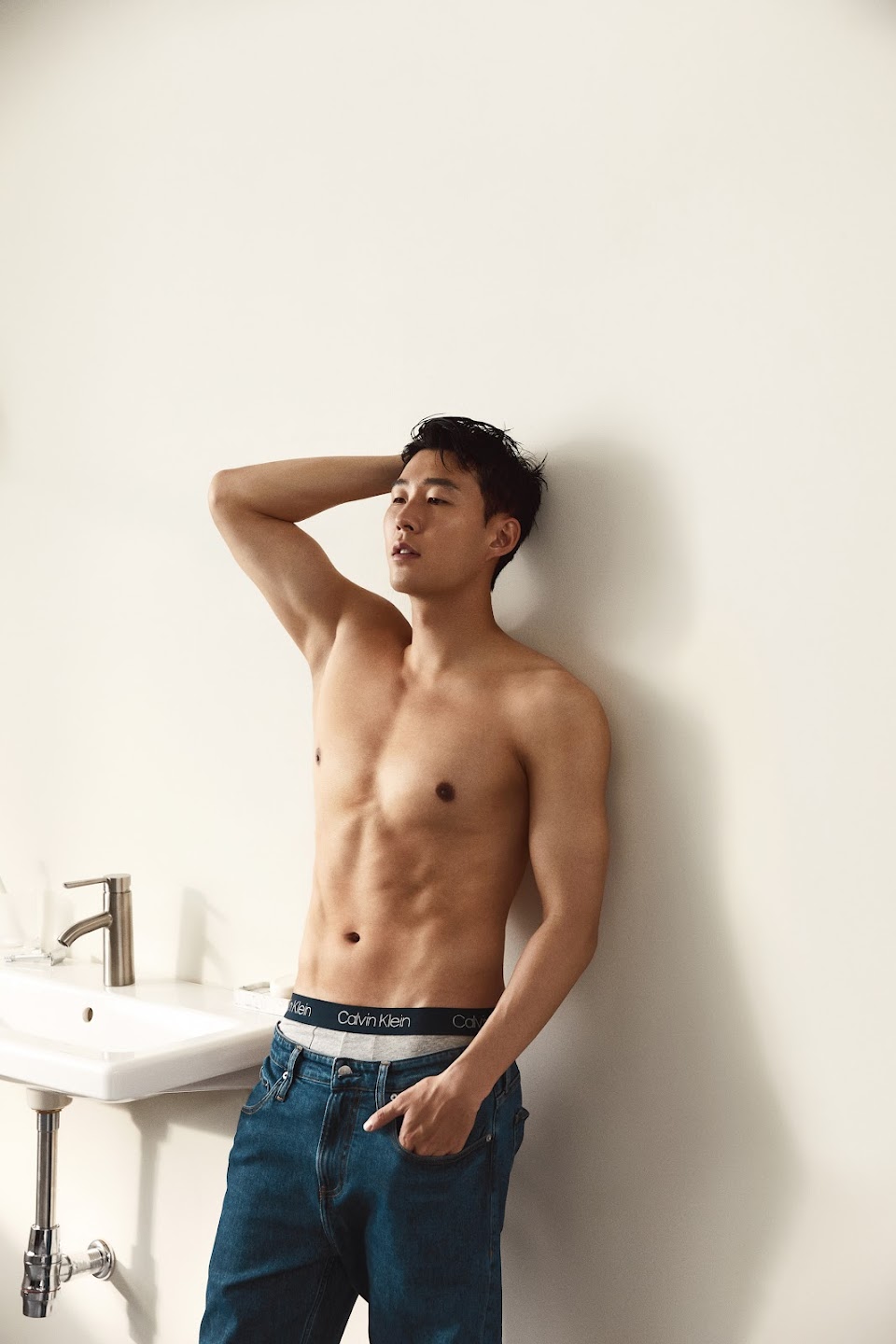 Netizens Bring Back Son Heung Mins Sexy Calvin Klein Underwear