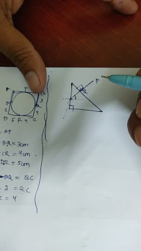 B A Ray Of Light Pq Is Incident Normally Hypotenuse Of A Right Angled P