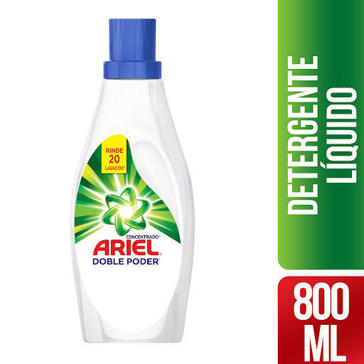 Detergente Liquido Ariel Doble Poder 800ml Ariel