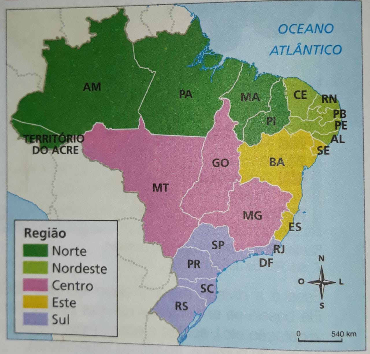 Geografia Conexões E Escalas Regionalização Brasileira Conexão