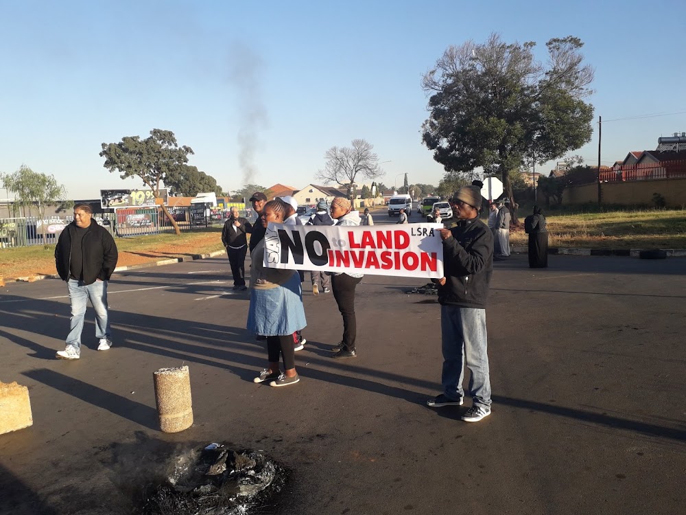 Lenasia Residents Block Roads In Protest Against Illegal Land Grabs