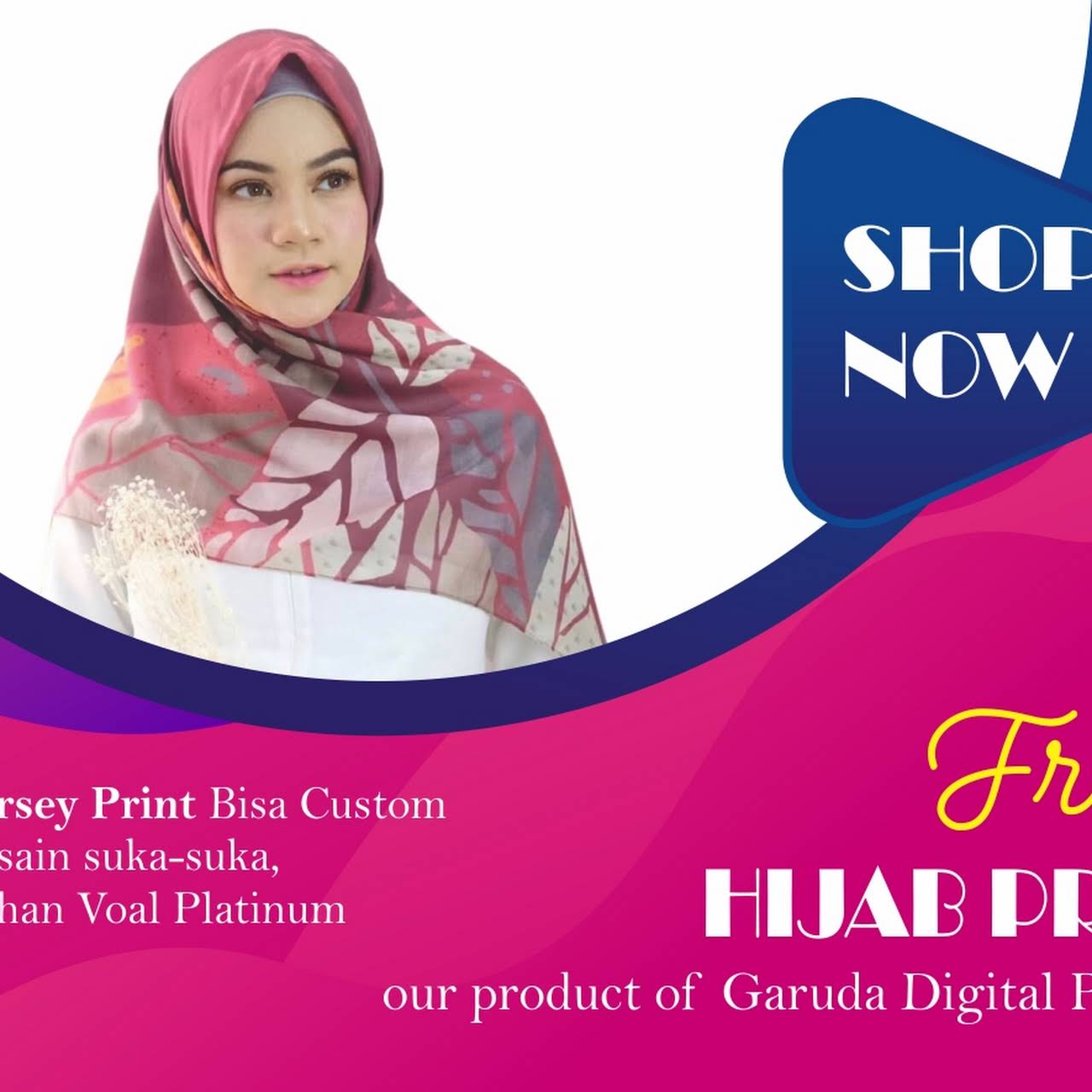 Desain Banner Toko Hijab Png Blog Garuda Cyber My Xxx Hot Girl