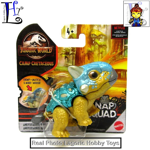 Jurassic World Snap Squad Ankylosaurus Bumpy Camp Cretaceous Mattel