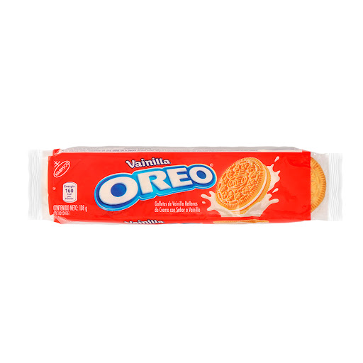 Galletas Oreo Vainilla Tubo 108gr