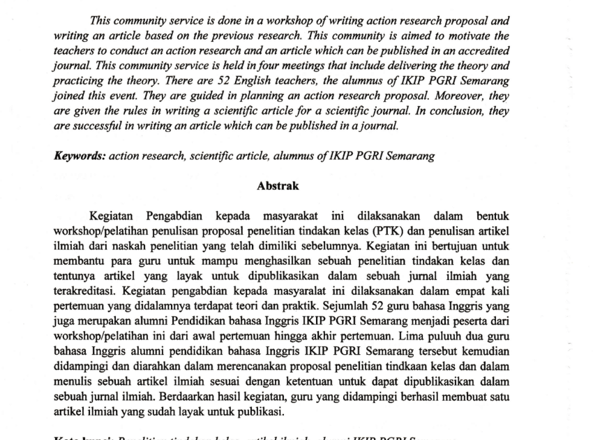 Contoh Skripsi Bahasa Inggris Unwagati Contoh Skripsi Untuk Fkip My