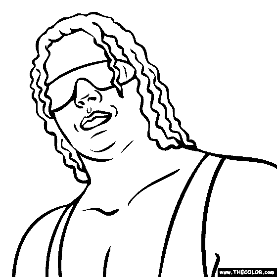 Hulk Hogan Coloring Pages Coloring And Drawing