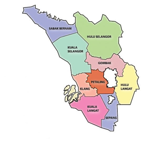 Peta Area Selangor My Maps