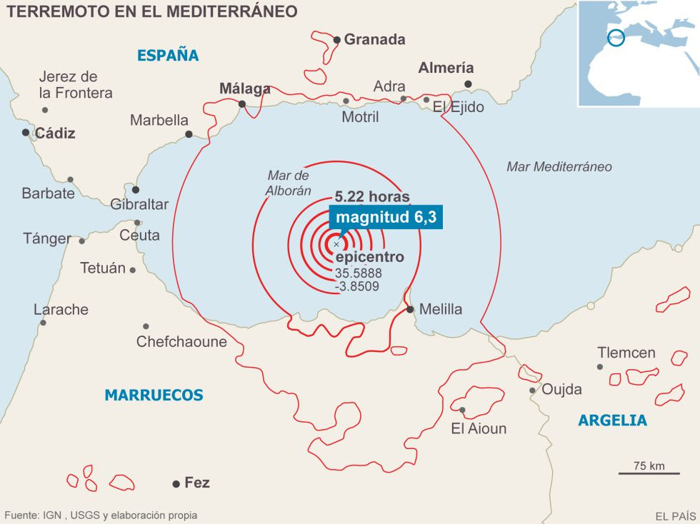 Sismo De 63 Grados Sacude Sur De España Neoatierra