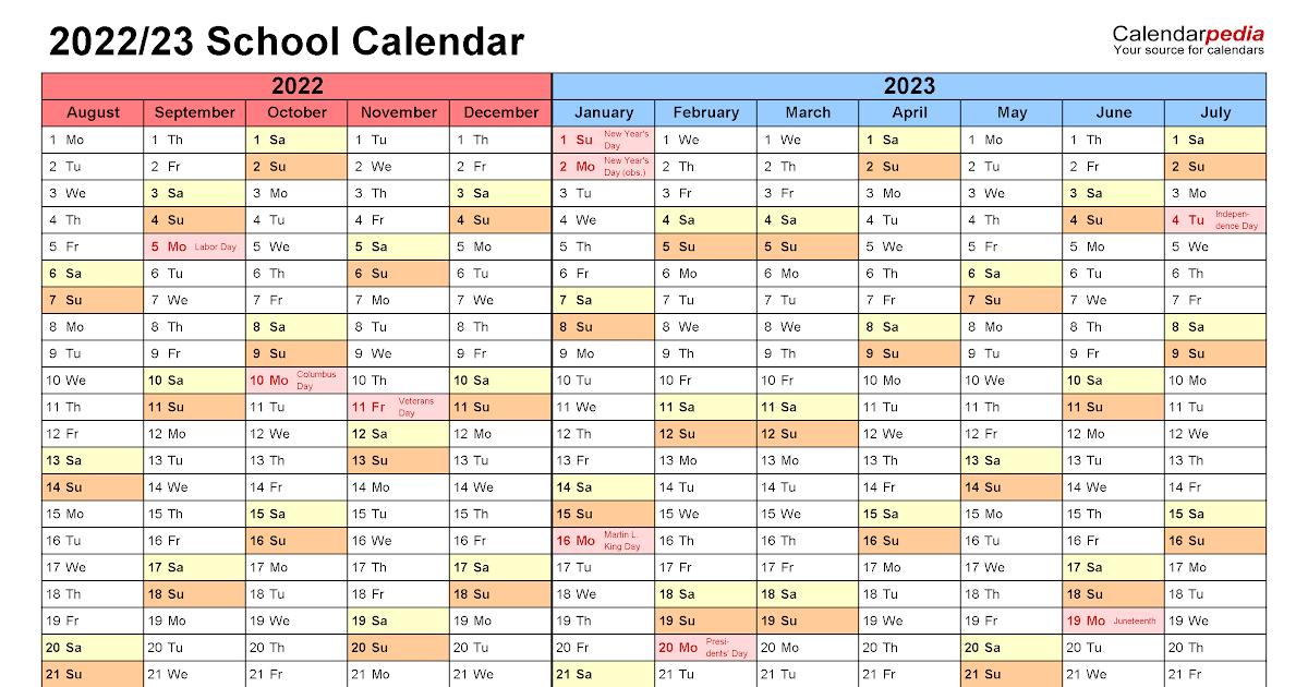 Mdcps 22 23 Calendar Printable Calendar 2023