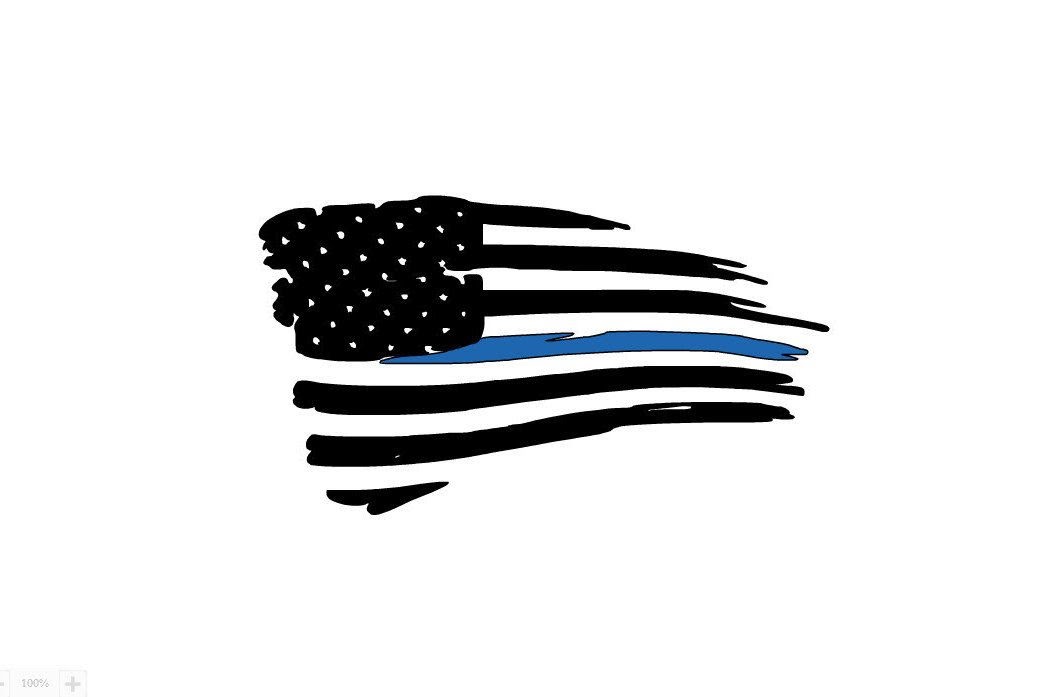 Thin Blue Line Flag Svg Free 150 File Svg Png Dxf Eps Free