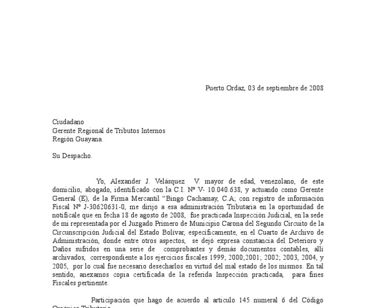 Carta Explicativa Modelo De Carta Dirigida A Un Banco