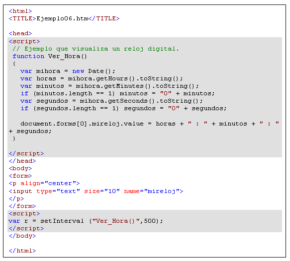 Ejemplos De Paginas Web En Bloc De Notas Opciones De Ejemplo