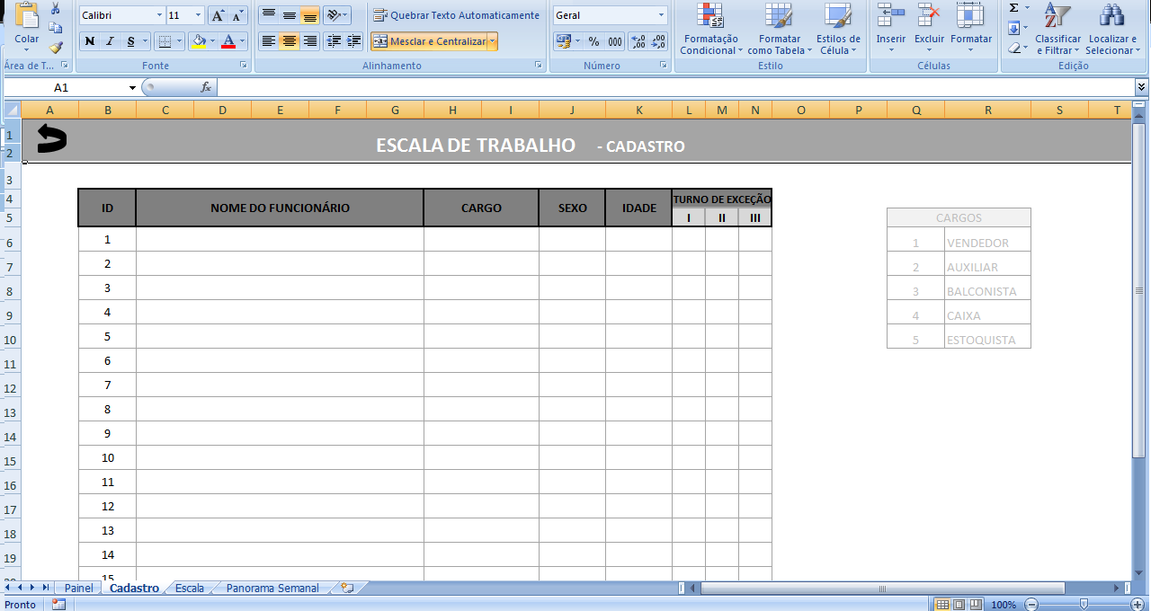 Planilha De Escala De Trabalho Gratuita Explicação Blog Voitto