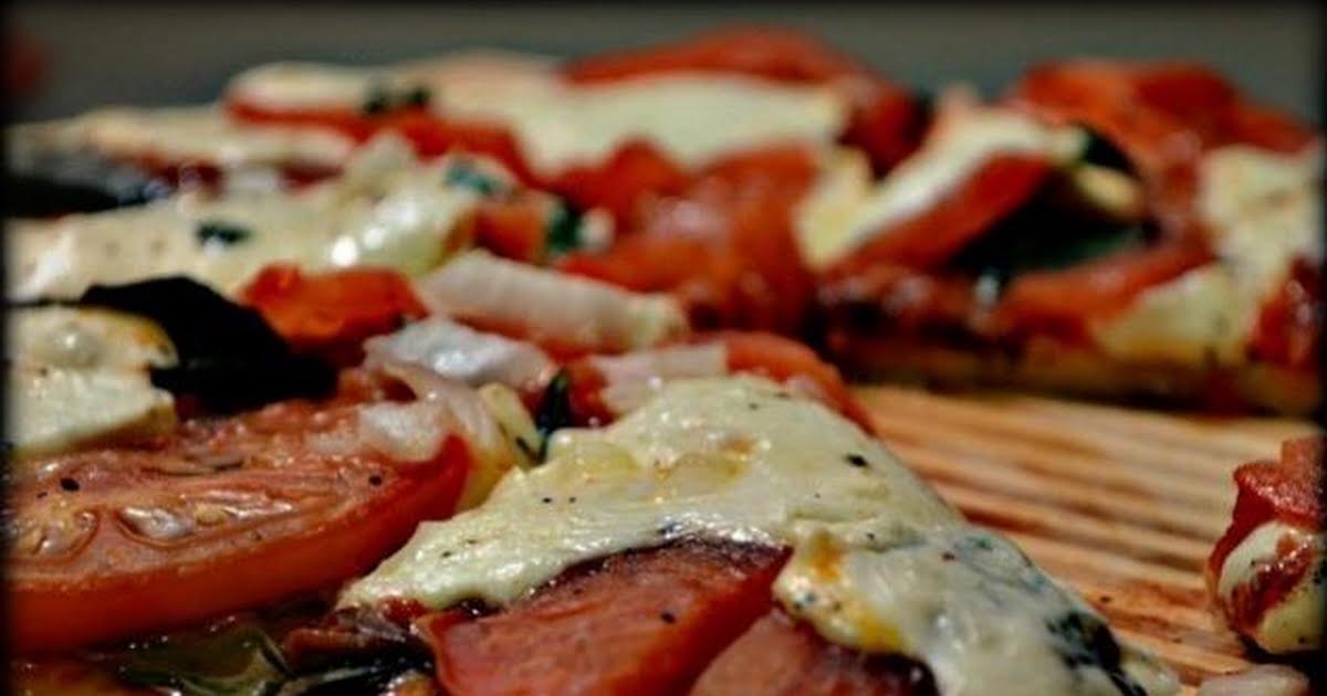 Tomato Basil Pizza Just A Pinch Recipes