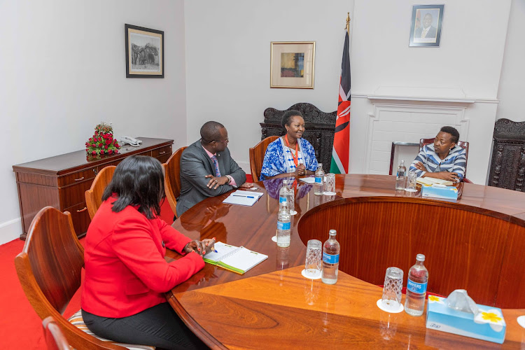 Rachel Ruto Meets Awan Founder Beatrice Gakuba