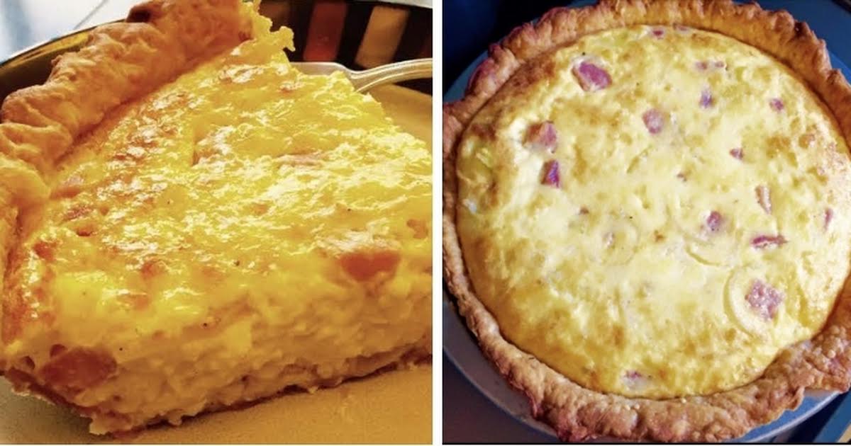 Ham And Swiss Quiche By Noreen Just A Pinch Recipes