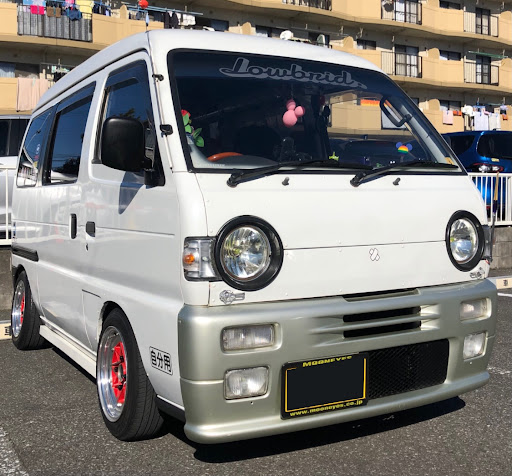 エブリイバンのde5151エブリィ旧車シャコタン・＃51しか勝たん・師走突入に関するカスタム事例｜車のカスタム情報はcartune