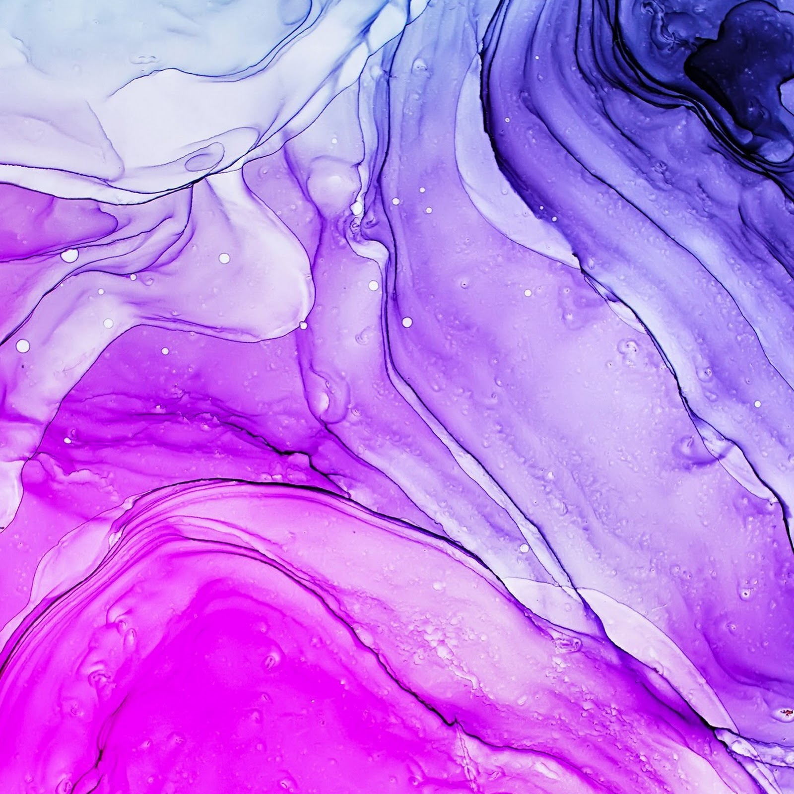 Lilac Purple Azure Liquid Fluid Full Hd Iphone Wallpaper