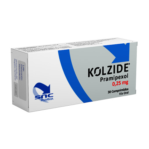 Pramipexol 025 Mg Kolzide X 30 Comprimidos Snc Pharma