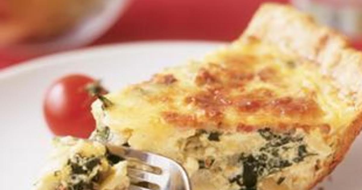 Spinach Bacon Quiche Just A Pinch Recipes