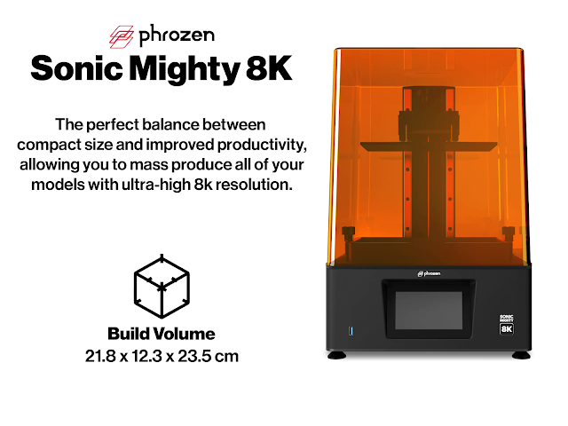 Phrozen Sonic Mighty 8k 3d Printer Matterhackers