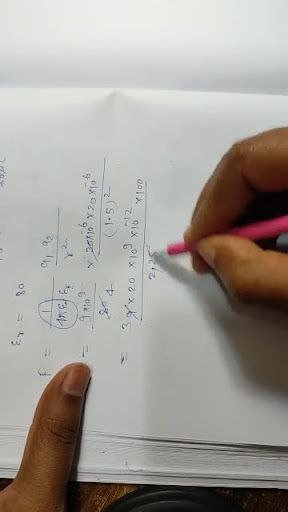 22 Two Point Charges Each Of Magnitude 20μc Are Separated By A Distanc