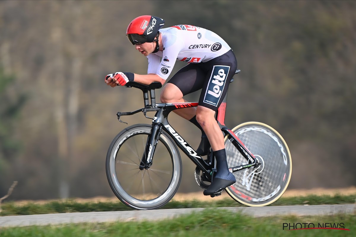 Jonge Belg Van Lotto Soudal Heeft Kom Trui Te Pakken In De Ronde Van