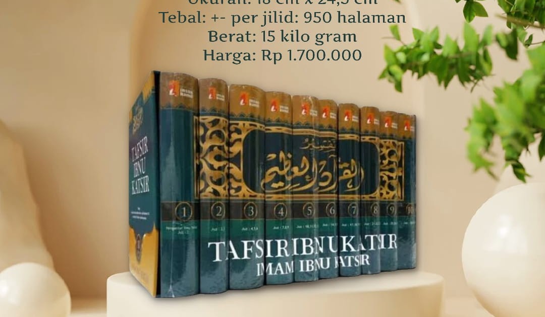 Buku Tafsir Ibnu Katsir Set 10 Jilid