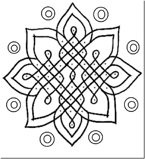 Dibujos Para Colorear De Rangoli Mandalas Colorear Tus Dibujos