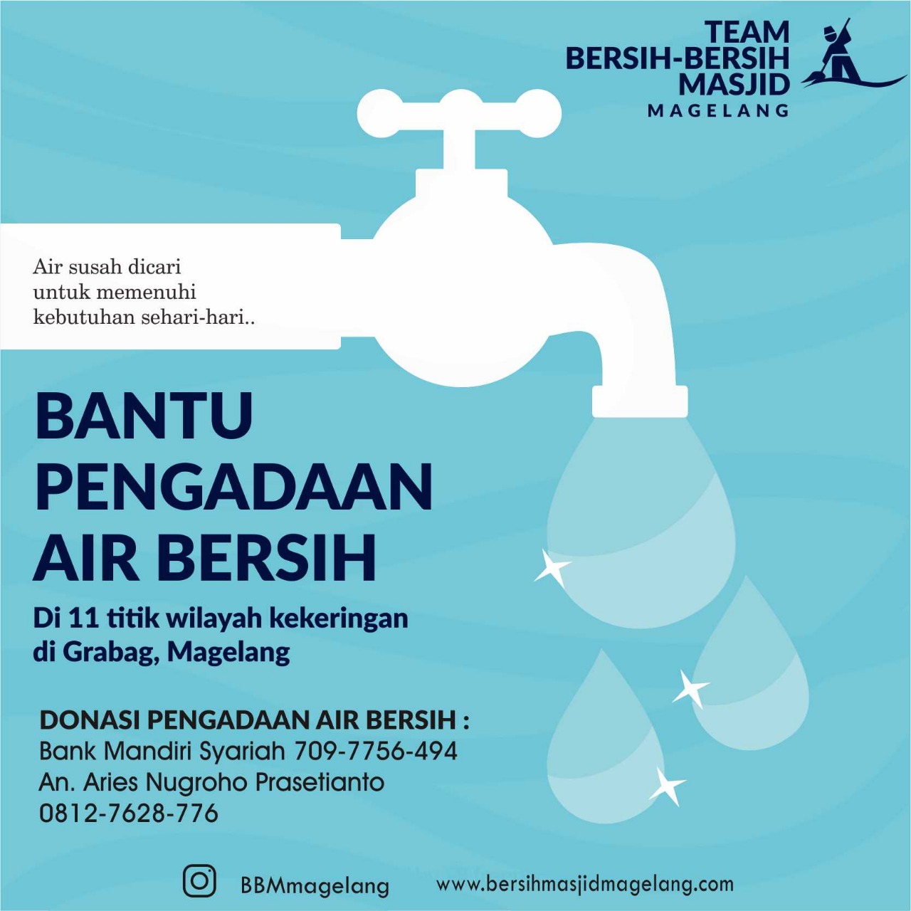 Poster Air Bersih Amat