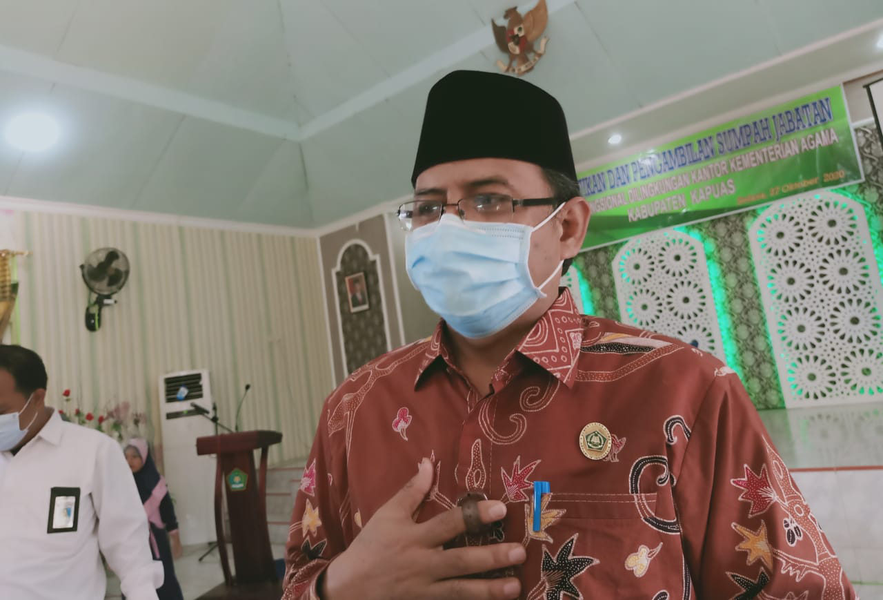 Lantik Pejabat Fungsional Kemenag Kapuas Ini Pesan Kakanwil