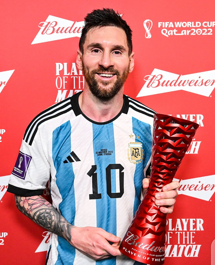 2022 World Cup Lionel Messi Wins Man Of The Match Award After