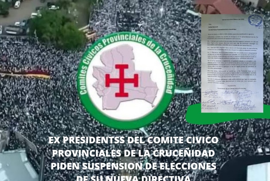 Elecciones CÍvicas Expresidentes Del Comité Cívico Provinciales De