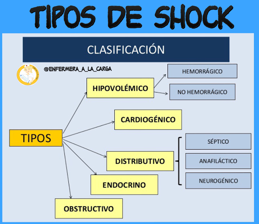 Enfermera A La Carga Tipos De Shock