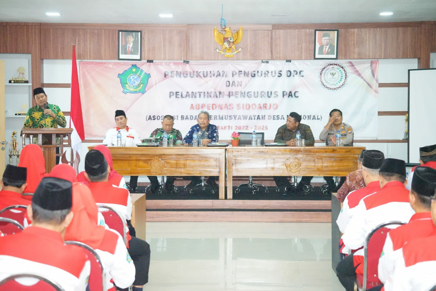 Hadiri Pelantikan Dan Pengukuhan Pengurus Abpednas Wabup Sidoarjo