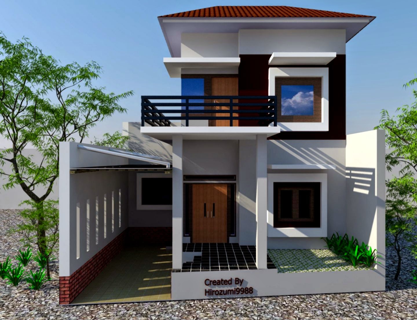 Gambar Depan Rumah Modern Gallery Taman Minimalis