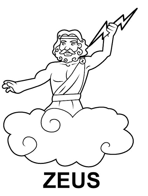 Dibujo De Zeus De Esmirna Para Colorear Dibujo De Zeus De Esmirna