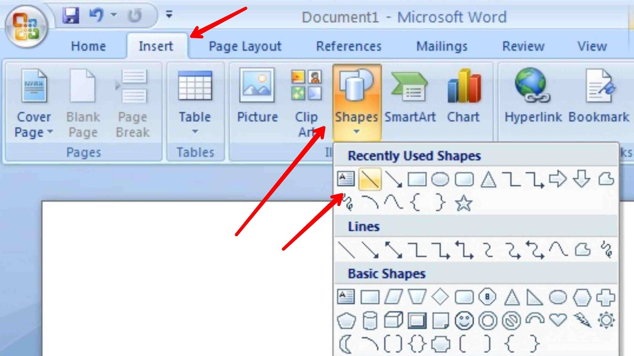 Cara Membuat Garis Lurus Vertikal Dan Horizontal Di Microsoft Word