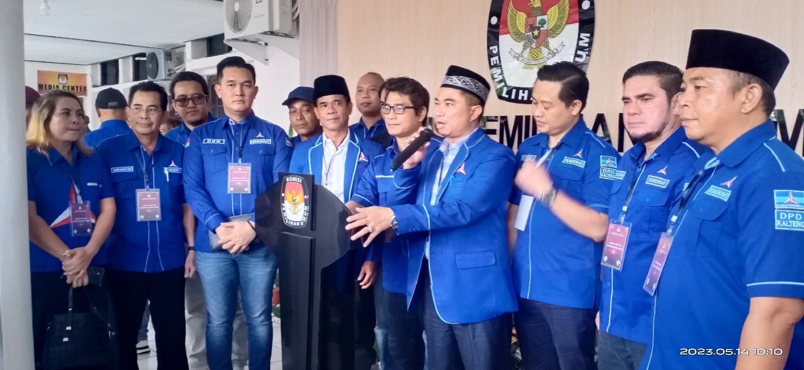 Dpd Partai Demokrat Daftarkan 45 Bacalegnya Ke Kpu Target 2 Kursi Dpr Ri