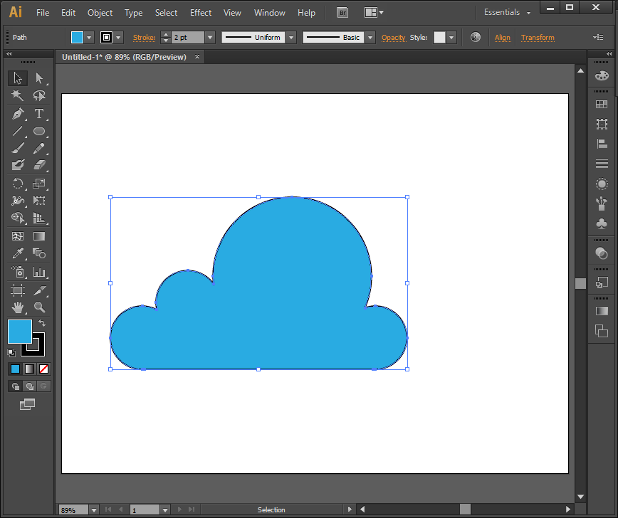 Cara Membuat Vektor Awan Di Adobe Illustrator Sketzhb